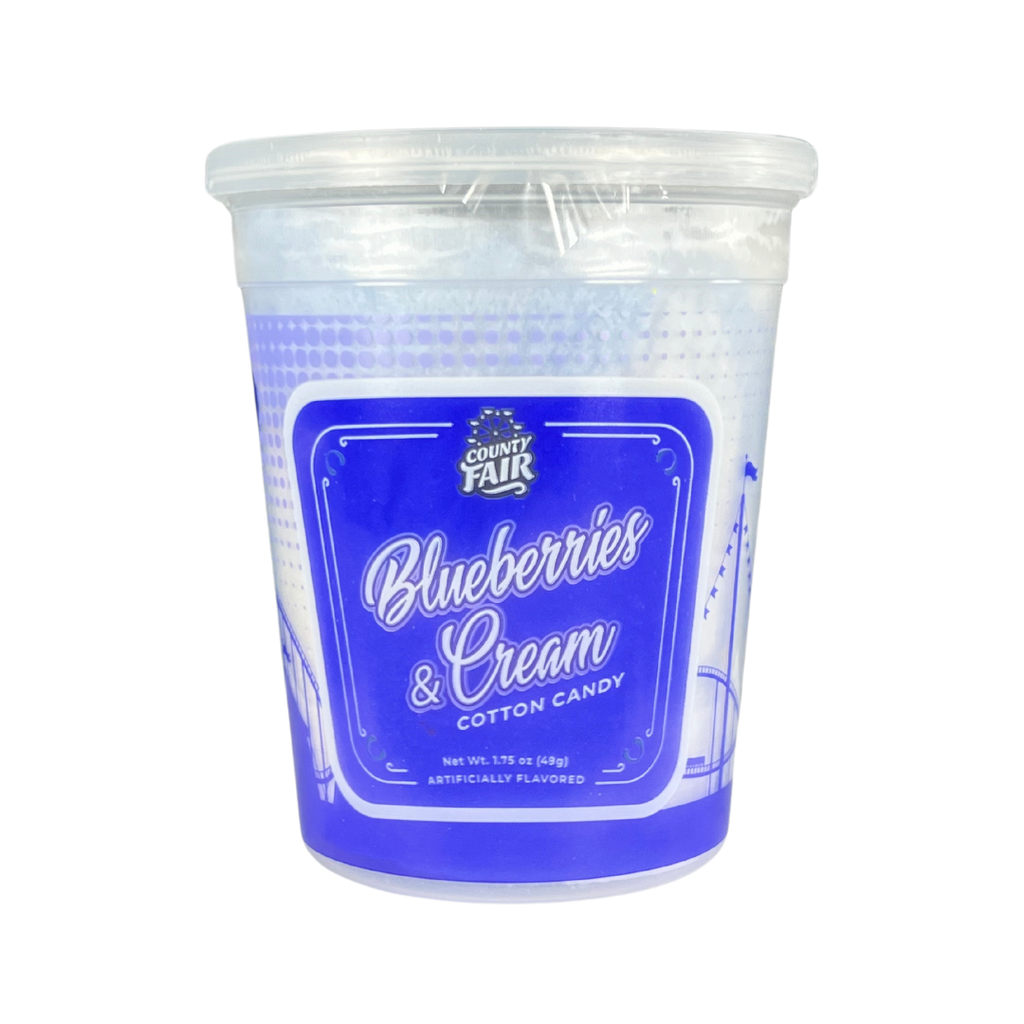 Blueberries & Cream Cotton Candy