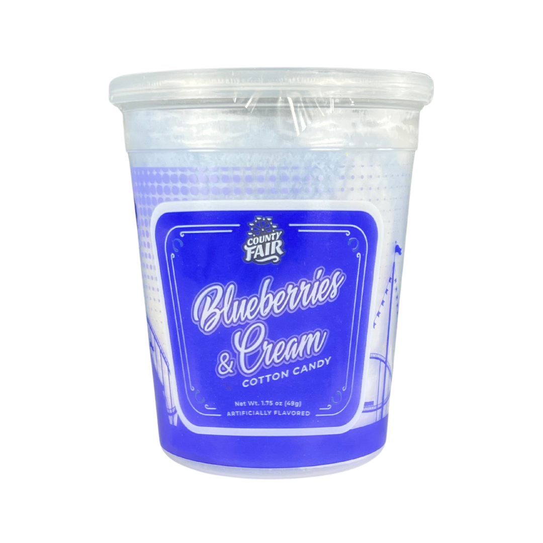 Blueberries & Cream Cotton Candy